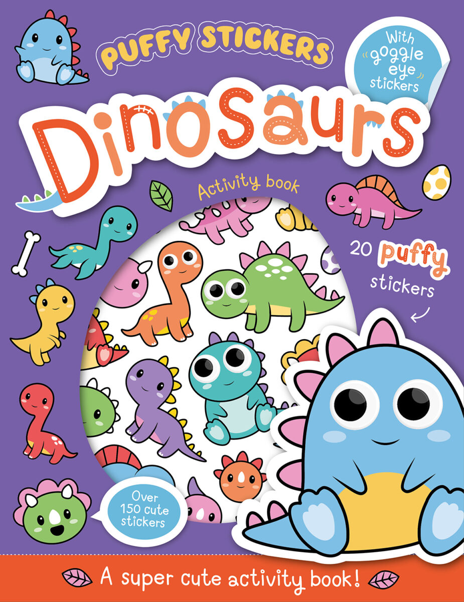 Puffy Sticker Dinosaurs - Diwan