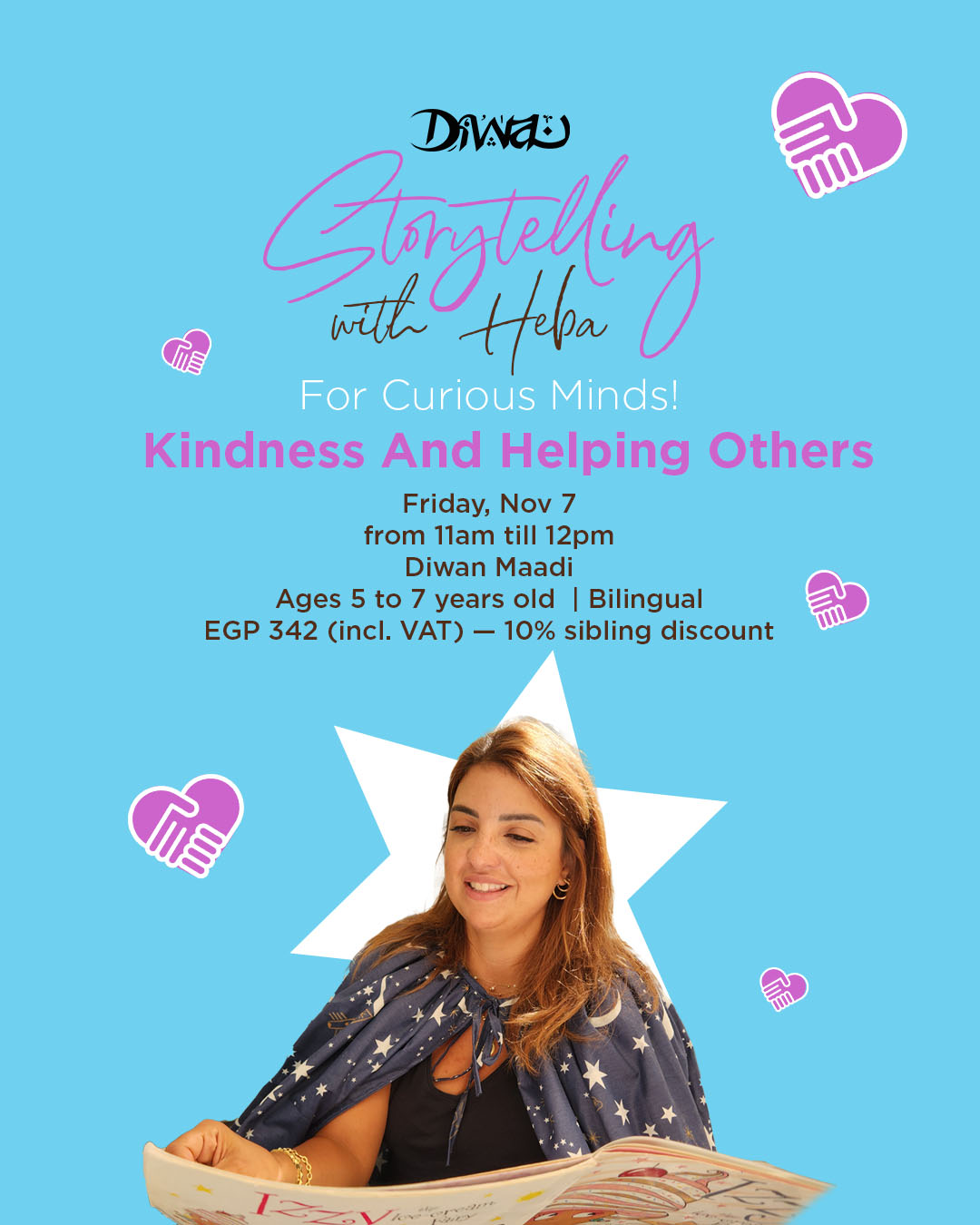 Storytelling With Heba Elwakil - Kindness & Helping - Diwan